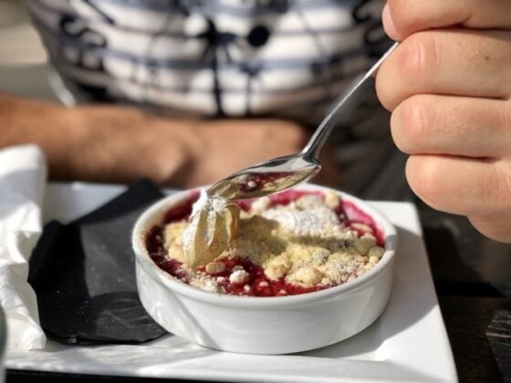 Berry Crumble - die vegane Alternative zum klassischen Crumble